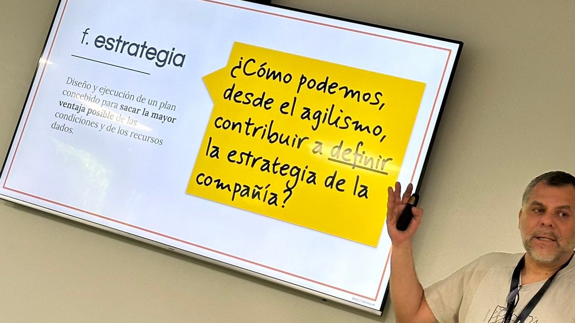 Hablando sobre estrategia en Agile Real Life 2024 – Se hace camino al ...